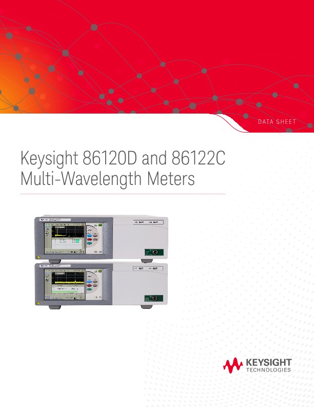 86120D and 86122C Multi-Wavelength Meters PDF Asset Page | Keysight